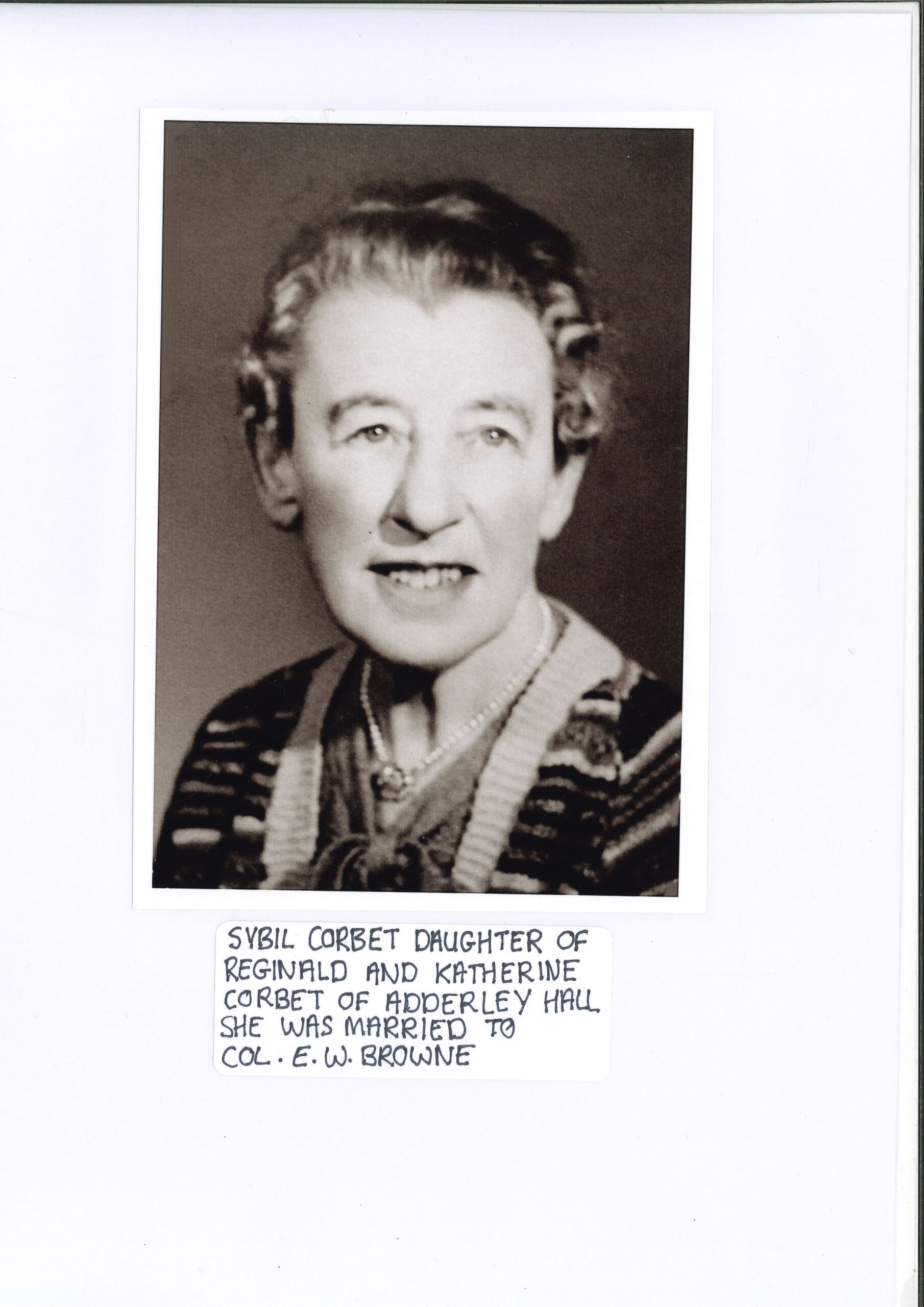 Sybil Corbet - Adderley Heritage Trail